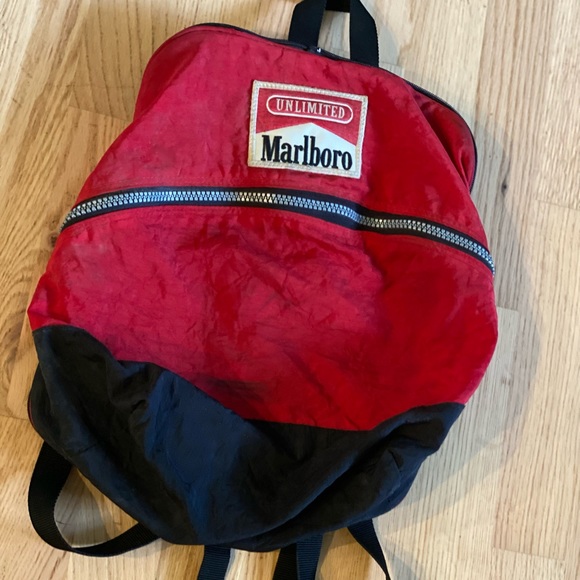 Marlboro | Bags | Vintage Marlboro Backpack 9s | Poshmark